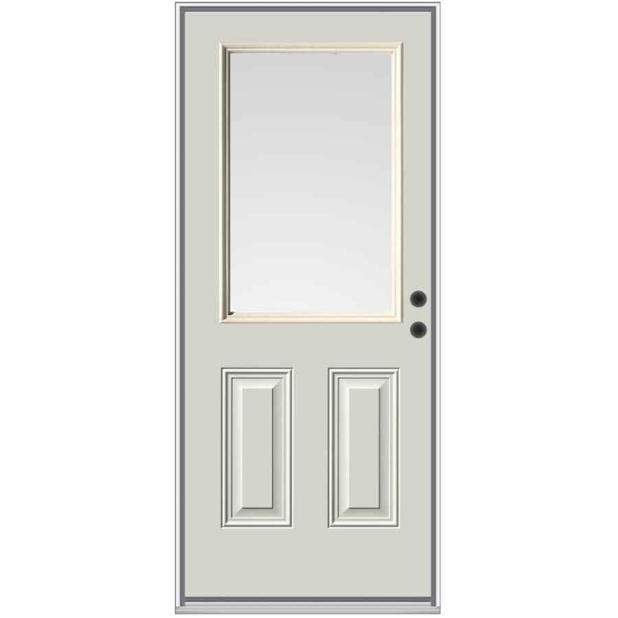 ALLIANCE DOOR PRODUCTS 32" x 80" Traditions Left Hand Steel Door | Home ...