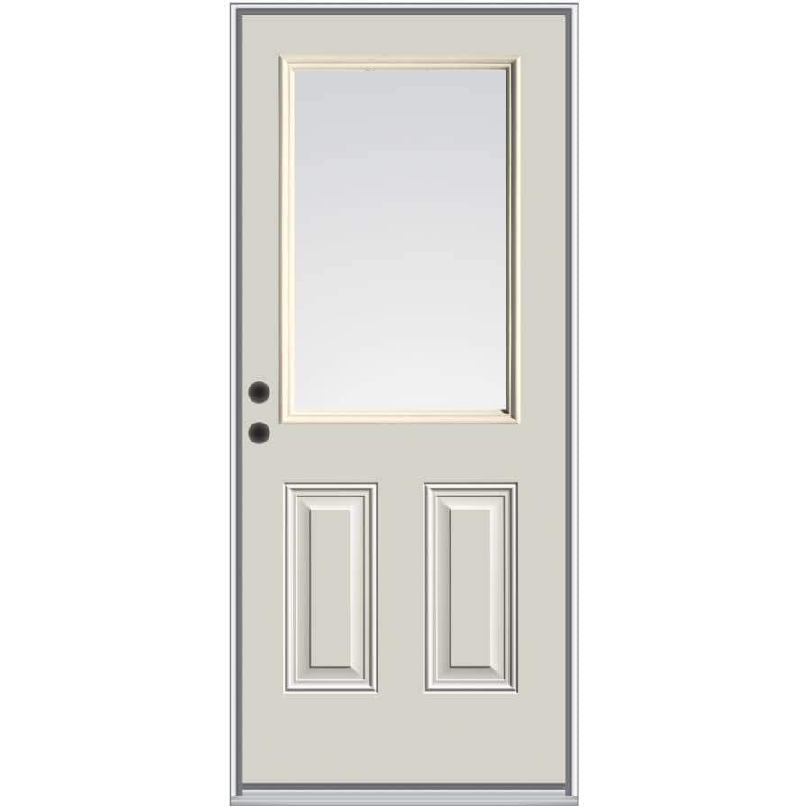 ALLIANCE DOOR PRODUCTS 32" x 80" Traditions Right Hand Steel Door ...