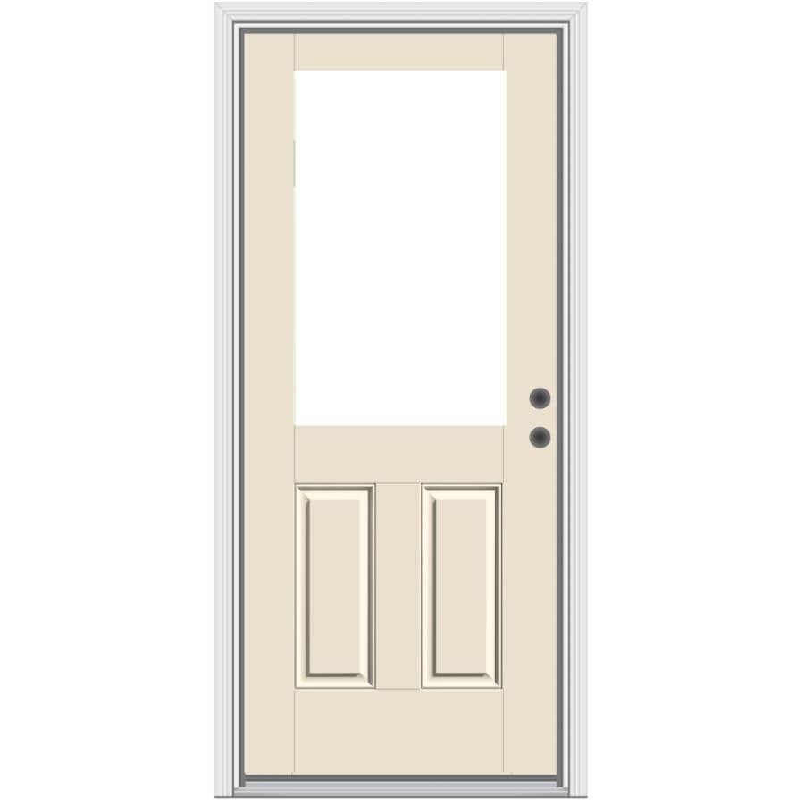 ALLIANCE DOOR PRODUCTS 36" x 80" Traditions Left Hand Fibreglass Door ...