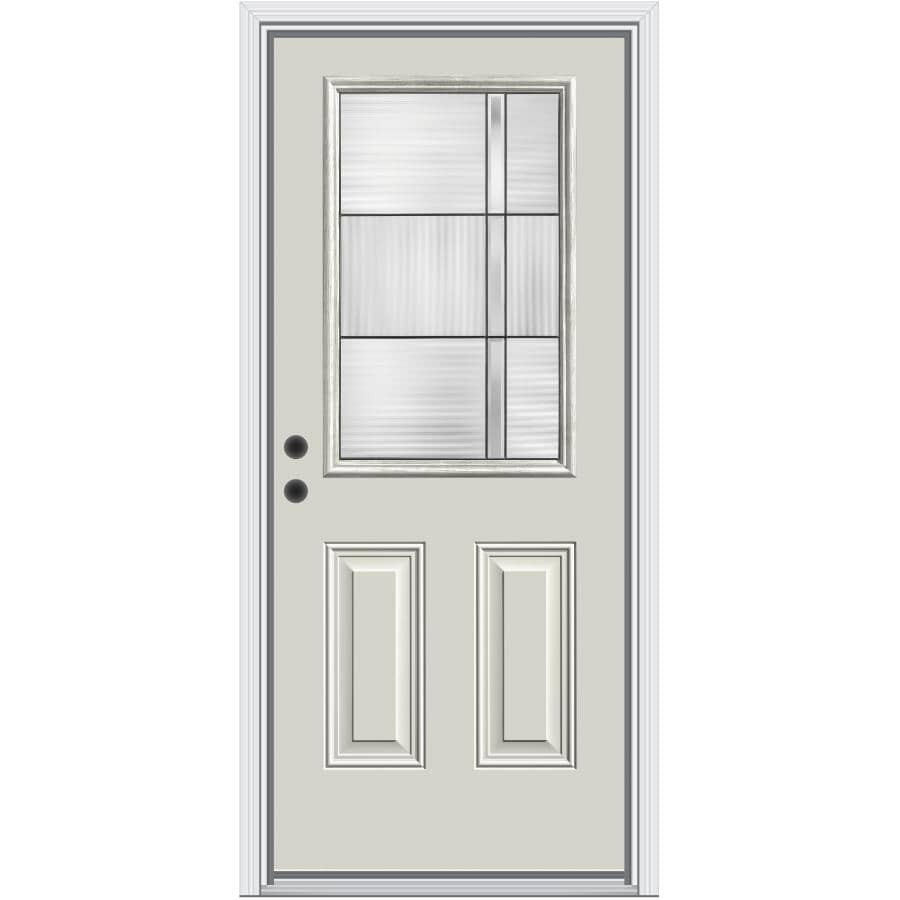 ALLIANCE DOOR PRODUCTS 32" x 80" Traditions Right Hand Steel Door ...