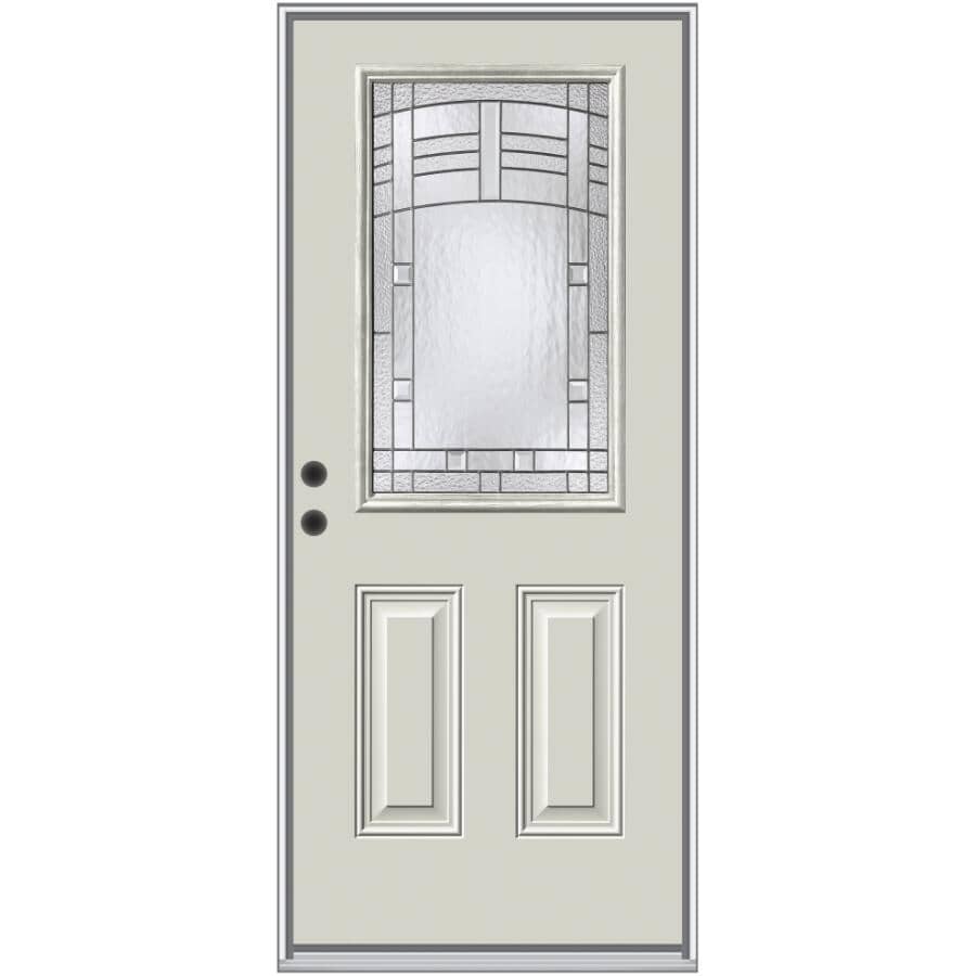 ALLIANCE DOOR PRODUCTS 36" x 80" Traditions Right Hand Steel Door ...