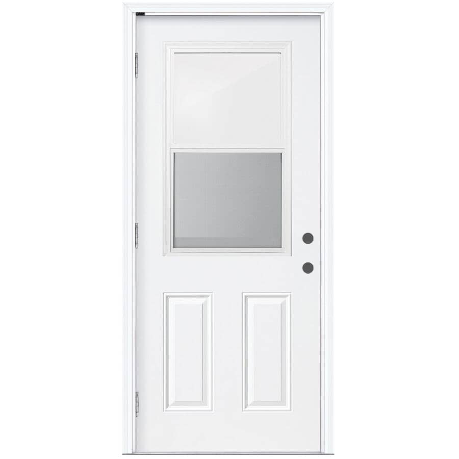 MADERO 36" x 80" Basic Left Hand Double Drilled Steel Door | Home Hardware