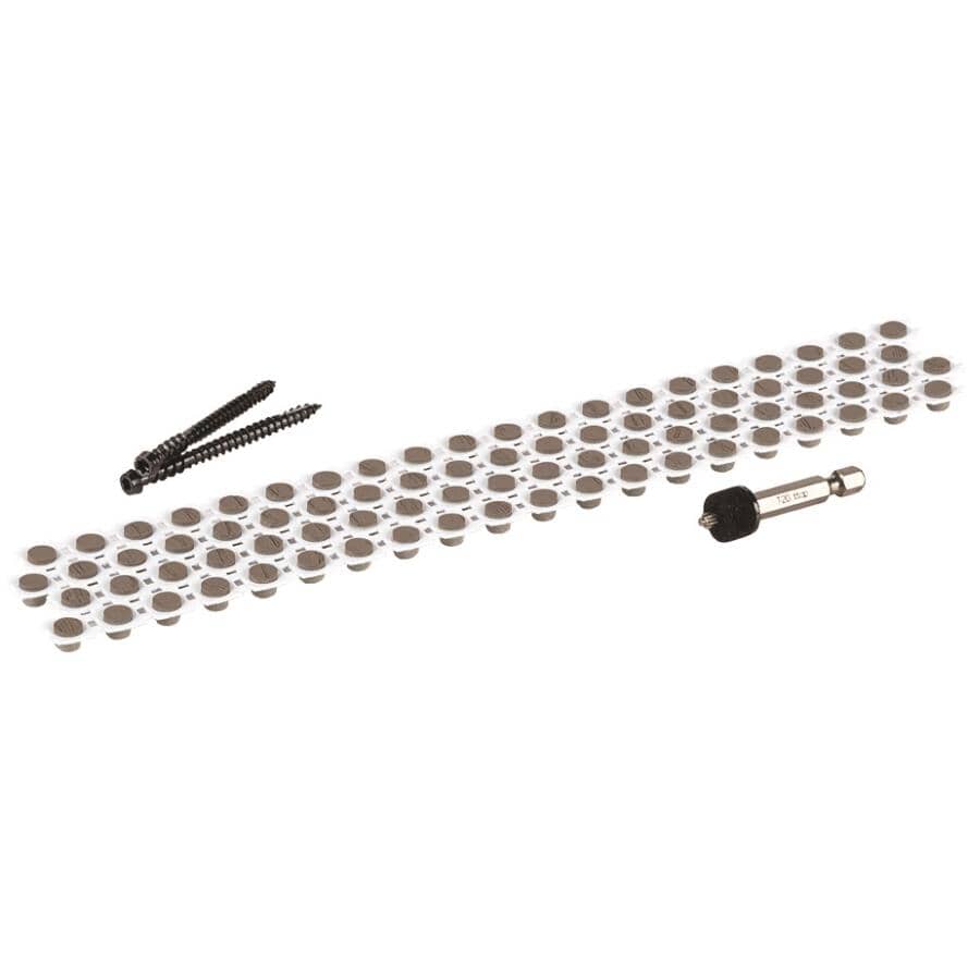 TIMBERTECH Cortex for Advanced PVC Screws with Collated Plugs | Home ...