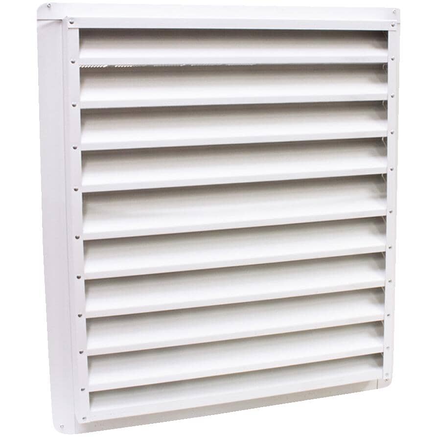 Évent de pignon de 12 po x 12 po, blanc Air Vent | Home Hardware