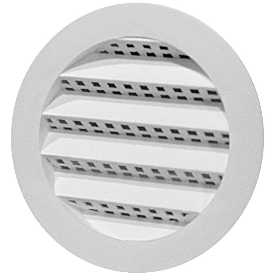 DURAFLO 2" Round Plastic Mini Soffit Vent | Home Hardware