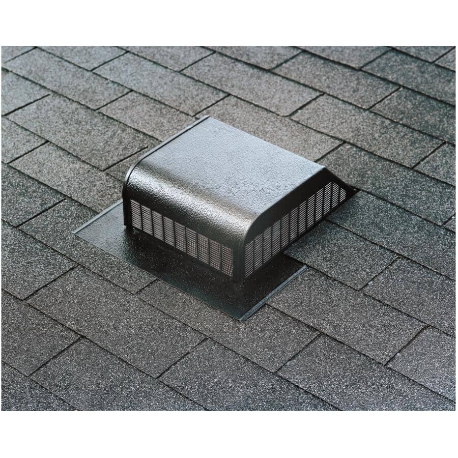 AIR VENT 50" Black Slant Back Roof Vent | Home Hardware