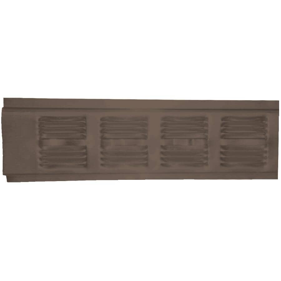 AIR VENT 8' Brown Aluminum Vent-a-Strip Soffit Vent | Home Hardware