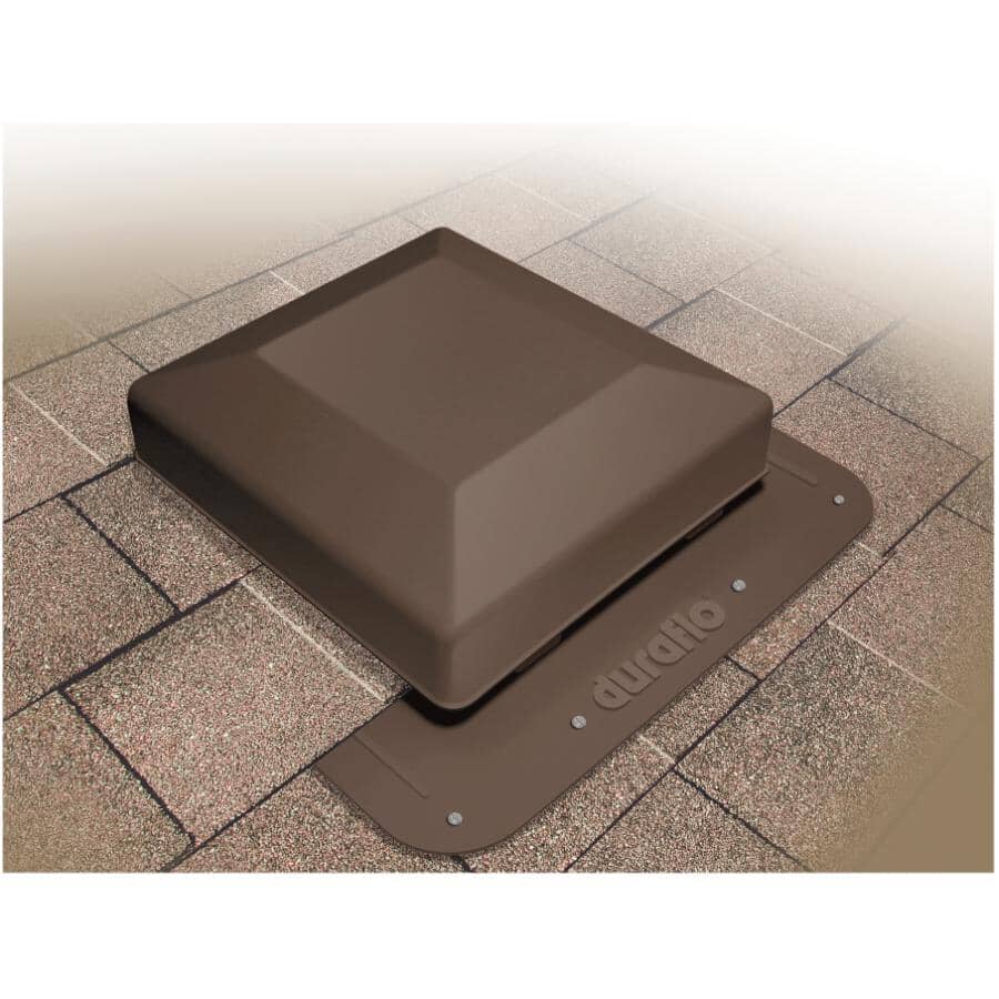 DURAFLO 50 Square Inch Brown Roof Vent | Home Hardware