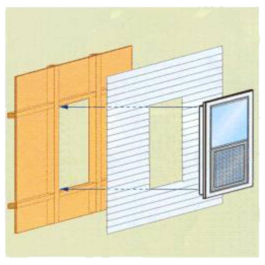 PRESTOFEN 17" x 35" Poly Vinyl Slider Shed Window | Home Hardware