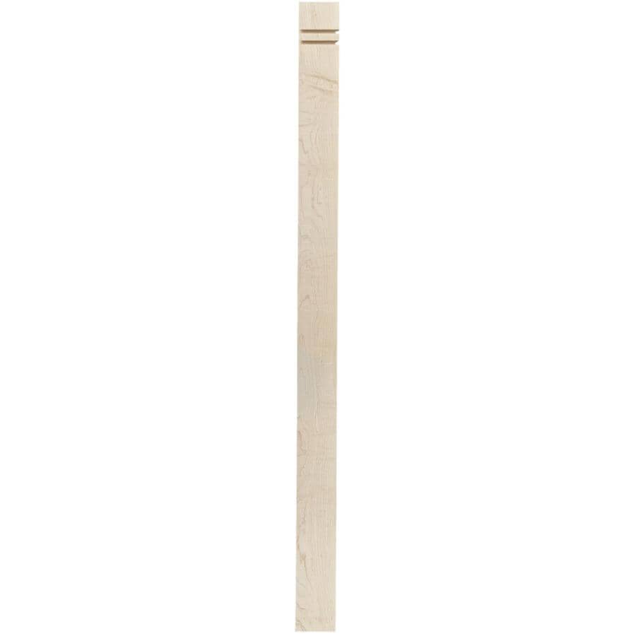ALEXANDRIA MOULDING 1-3/8" x 2-7/8" x 44-1/2" Urban Maple Half Newel ...