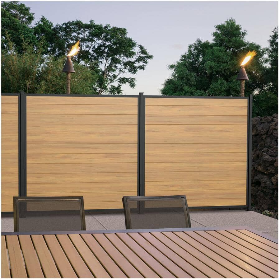 FREESTYLE 76" x 2" Universal Surface Mount Steel Post | Home Hardware