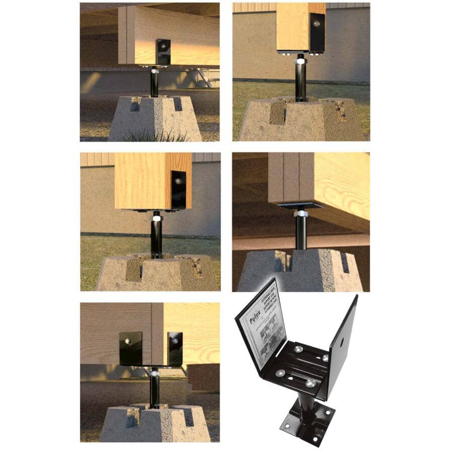 PYLEX Adjustable Deck Support Bracket | Home Hardware