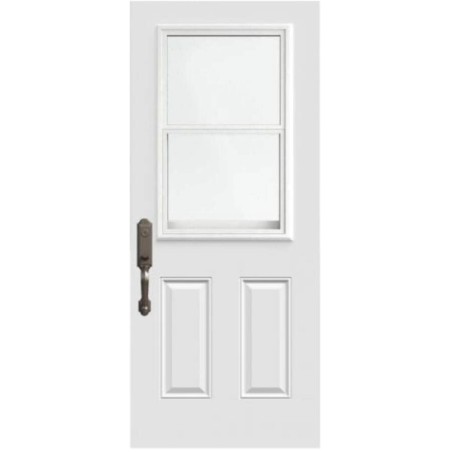 GLOBAL WINDOWS & DOORS 36" x 80" Steel Single Right Hand Door | Home ...