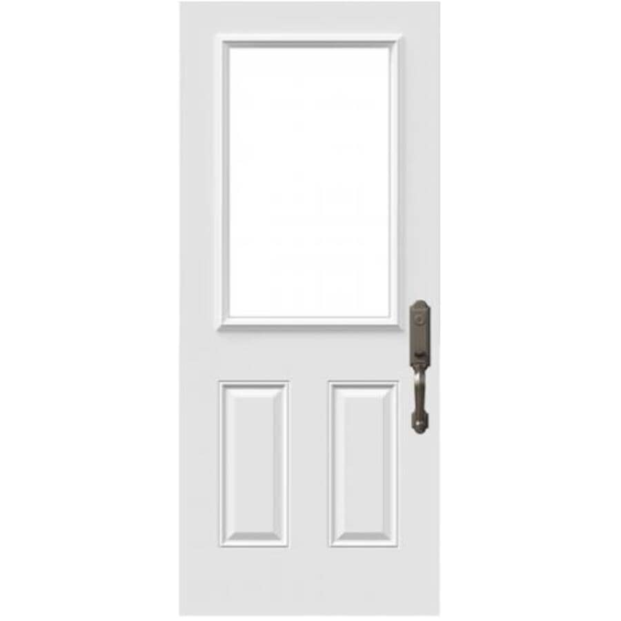GLOBAL WINDOWS & DOORS 36" x 80" LEA Steel Single Left Hand Door | Home ...