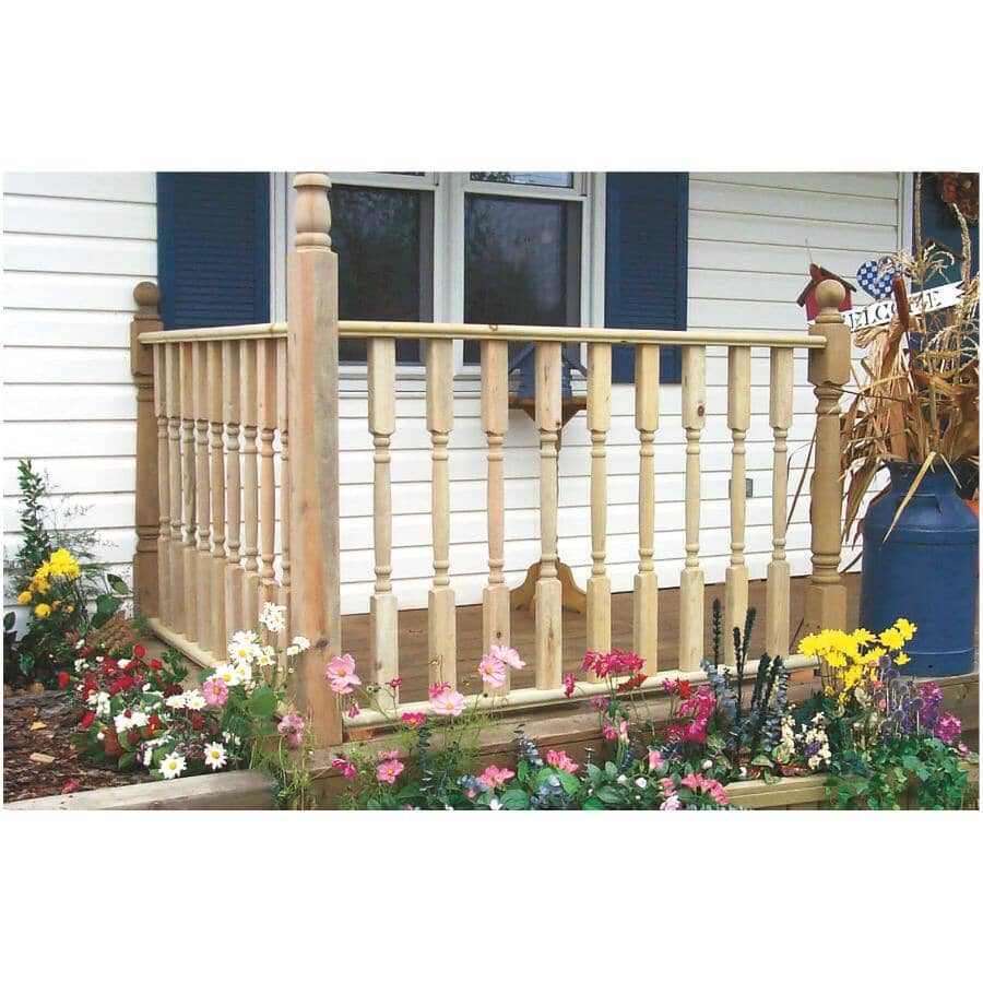 1-3/8" x 36" Pressure Treated Colonial Pine Post | Home Hardware