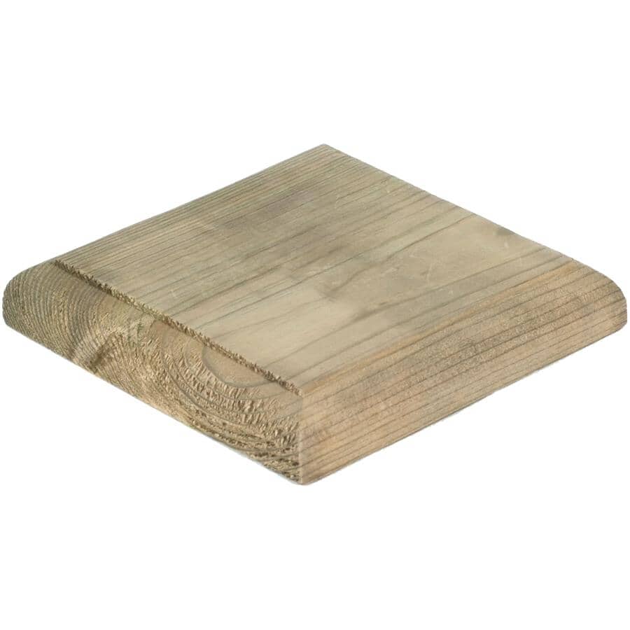 CANWEL 3/4" x 4-1/2" Flat Pressure Treated Post Cap | Home Hardware