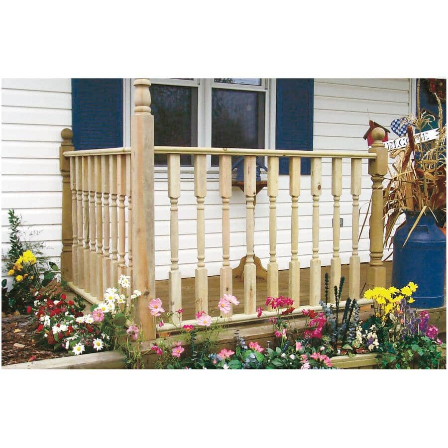 48" Pressure Treated Colonial Deck Post | Home Hardware