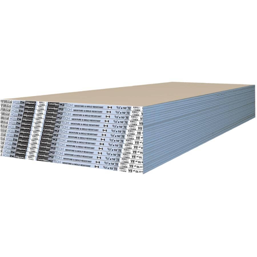 CERTAINTEED 1/2" x 4' x 10' M2Tech Mould Resistant Drywall | Home Hardware