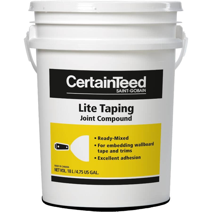 CERTAINTEED 18L Pail Lite Joint Compound | Home Hardware