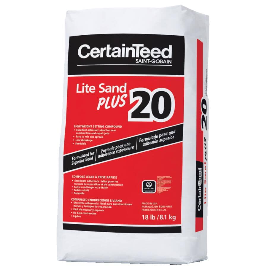 CERTAINTEED 8.1kg 20 Minute Lite Sand Plus Compound | Home Hardware