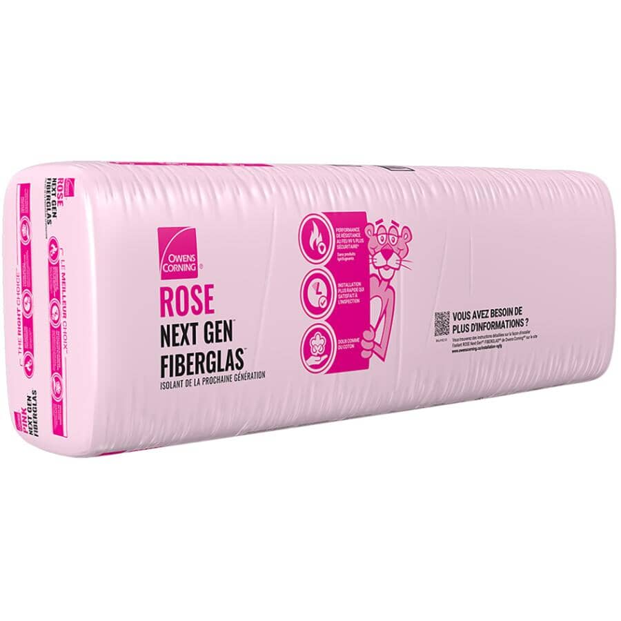 OWENS CORNING 6" x 15" Quietzone Pink Insulation, covers 80 sq. ft ...