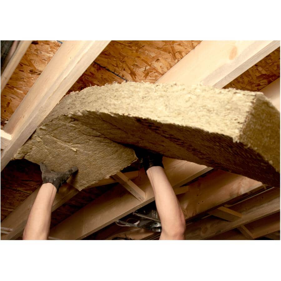 ROCKWOOL 3" x 15" Safe n' Sound Wood Stud Insulation, covers 59.7 sq ...