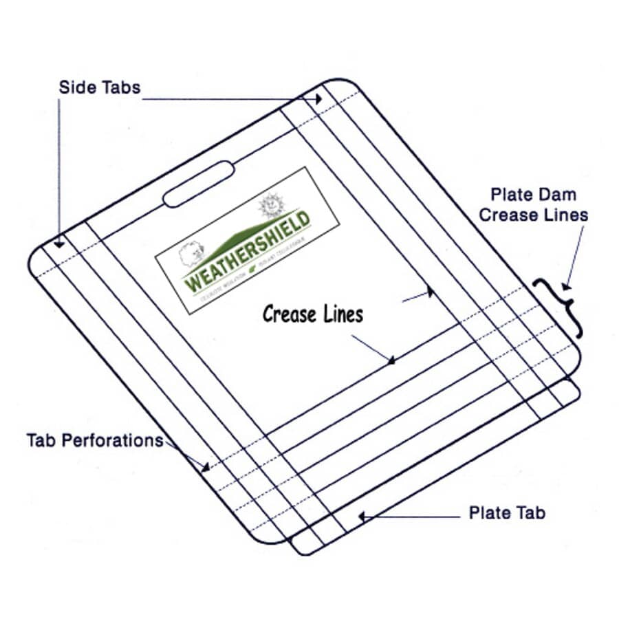 WEATHERSHIELD INSULATION 23" x 27" Insulated Cardboard Stop | Home Hardware