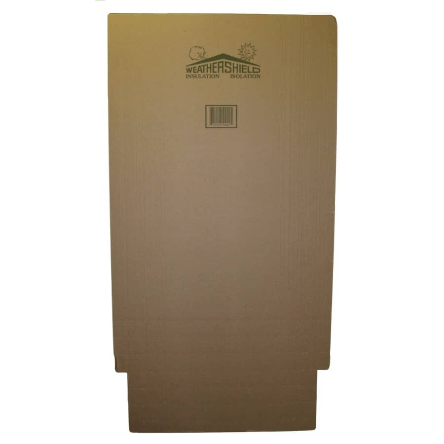 WEATHERSHIELD INSULATION 25-1/4" x 48" Insulated Cardboard Stop | Home ...