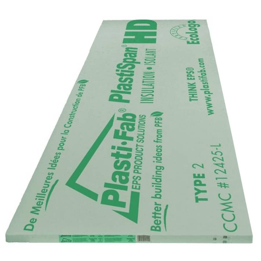 PLASTI-FAB 3/4" x 2' x 8' PlastiSpan Type 2 Foam Insulation | Home Hardware