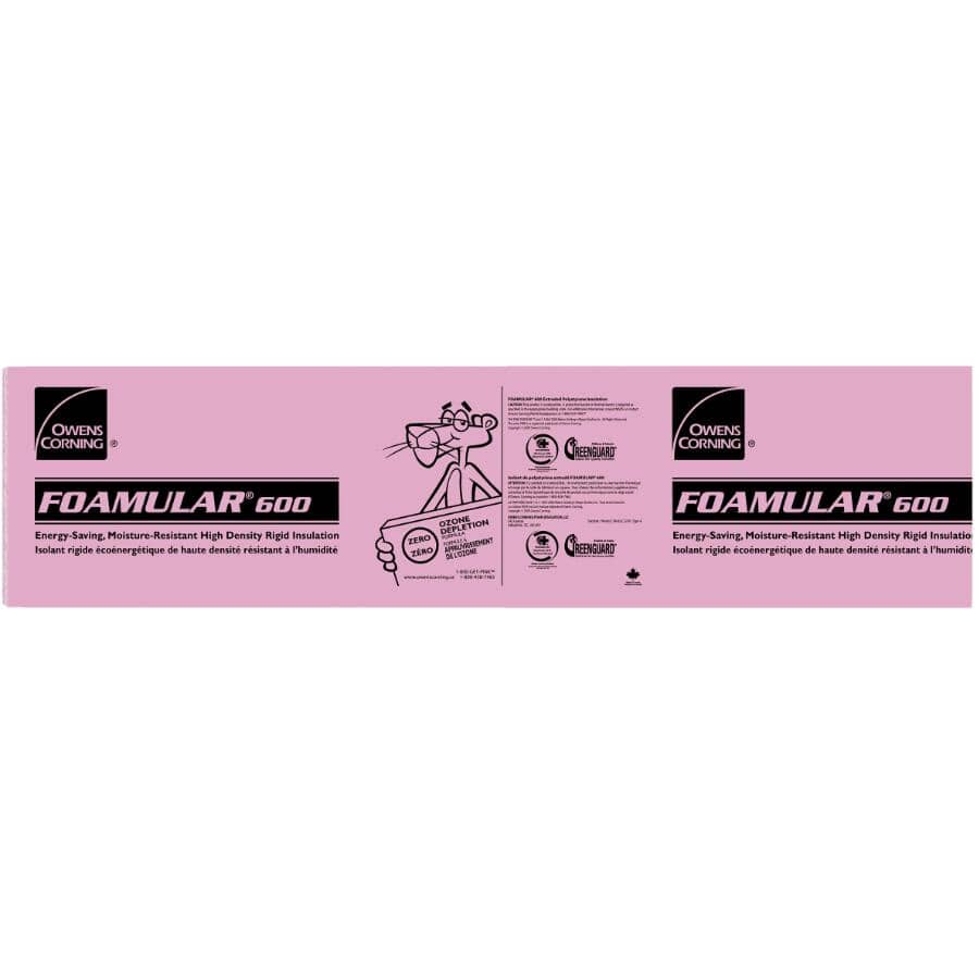 OWENS CORNING 2" Foamular 600 Butt Edge Foam Insulation | Home Hardware