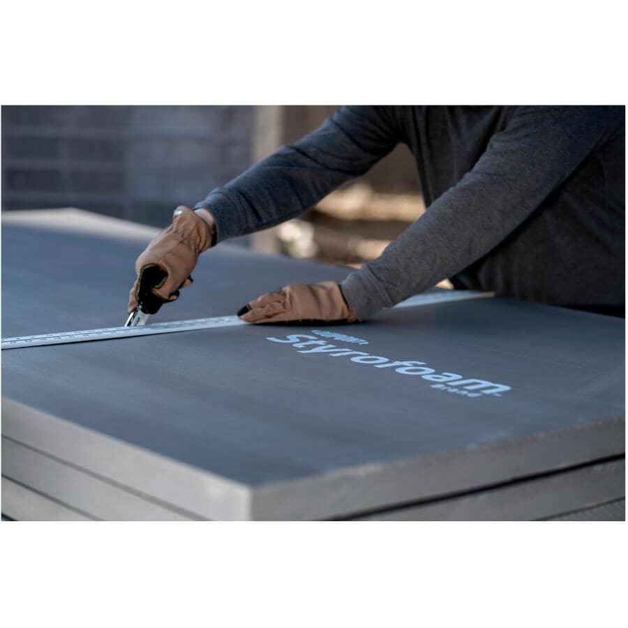DUPONT 4" x 2' x 8' Styrofoam SM Ship Lap Foam Insulation | Home Hardware
