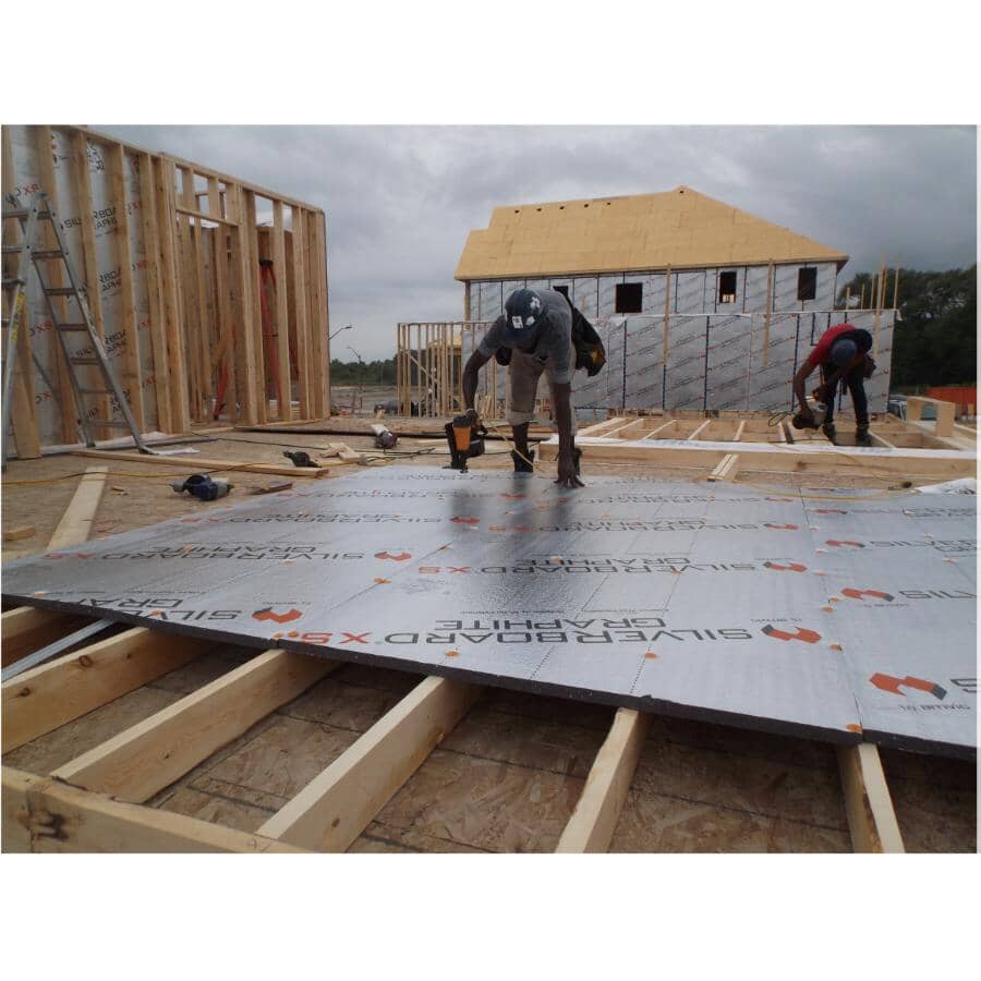 SILVERBOARD 1-1/8" x 4' x 9' R5 SBGXS Foam Insulation | Home Hardware