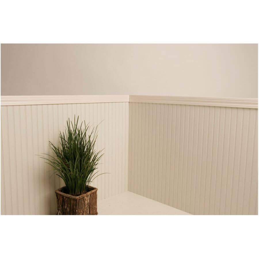 TRIMAC 32"H x 48"W 4.76 mm Wainscot 2" On Centre Primed MDF Panel ...