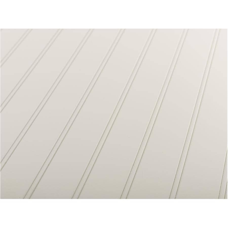 4' x 8' Beaded White MDF Panel | Home Hardware