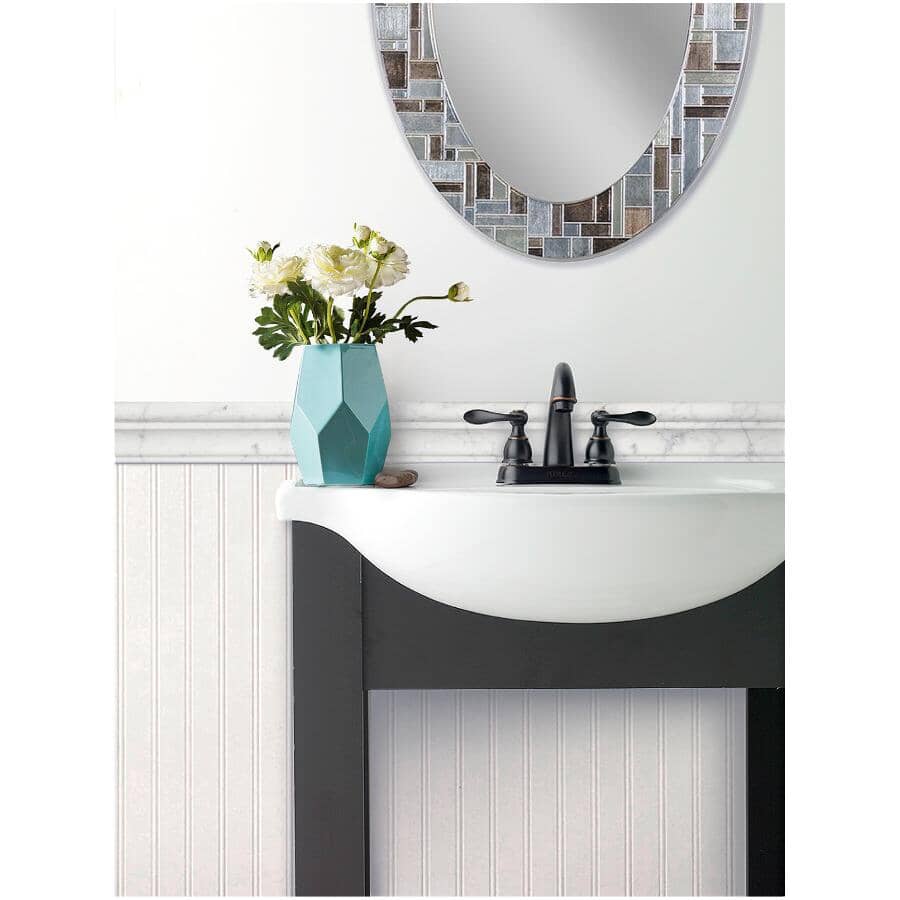 4' x 8' Beaded White MDF Panel | Home Hardware