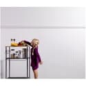4' x 8' Beaded White MDF Panel | Home Hardware