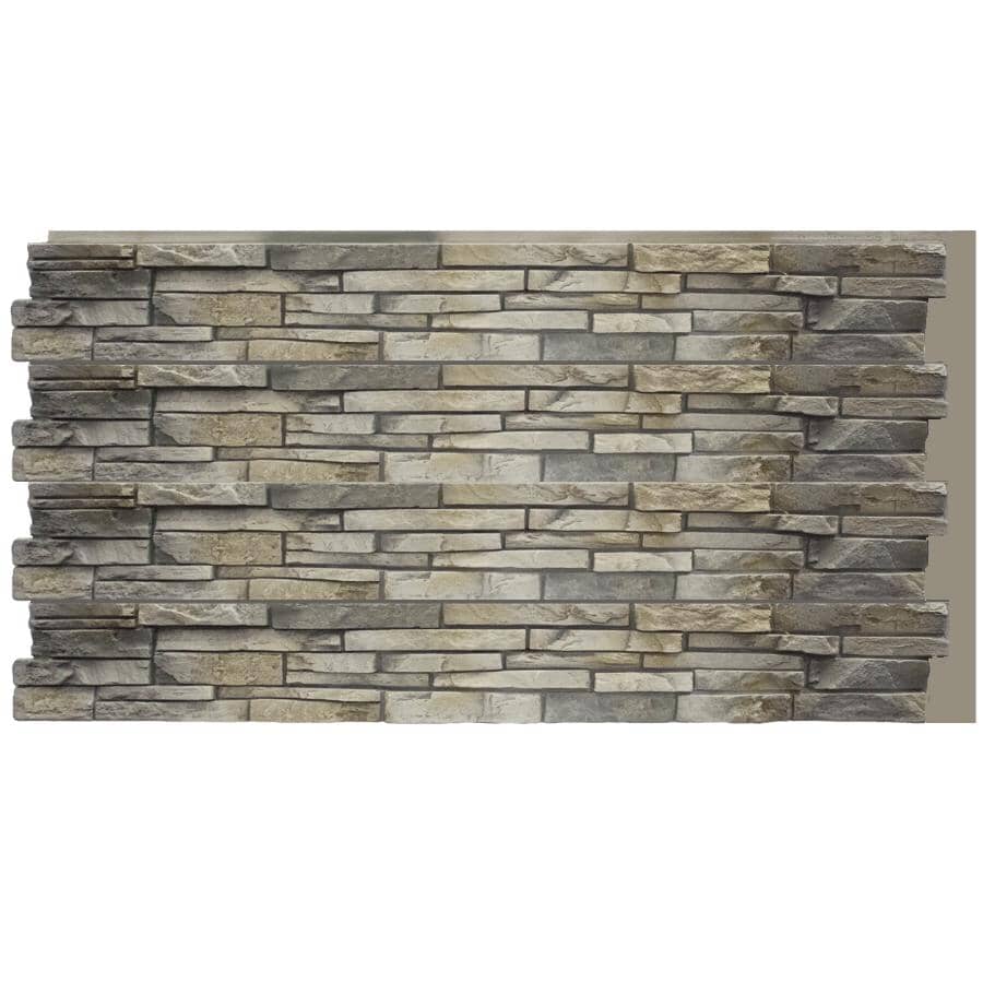 24" x 48" ModernStone Faux Stone Panel | Home Hardware