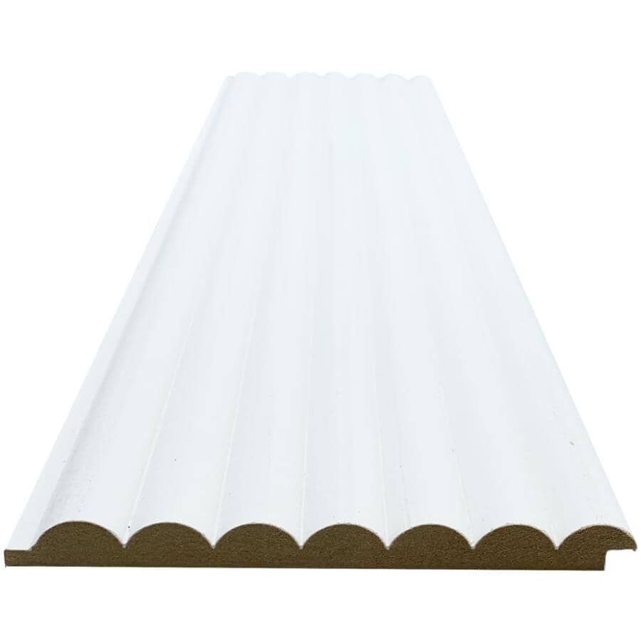 ALEXANDRIA MOULDING 1/2" x 5-5/16" MDF Primed Reeded Panelling | Home ...