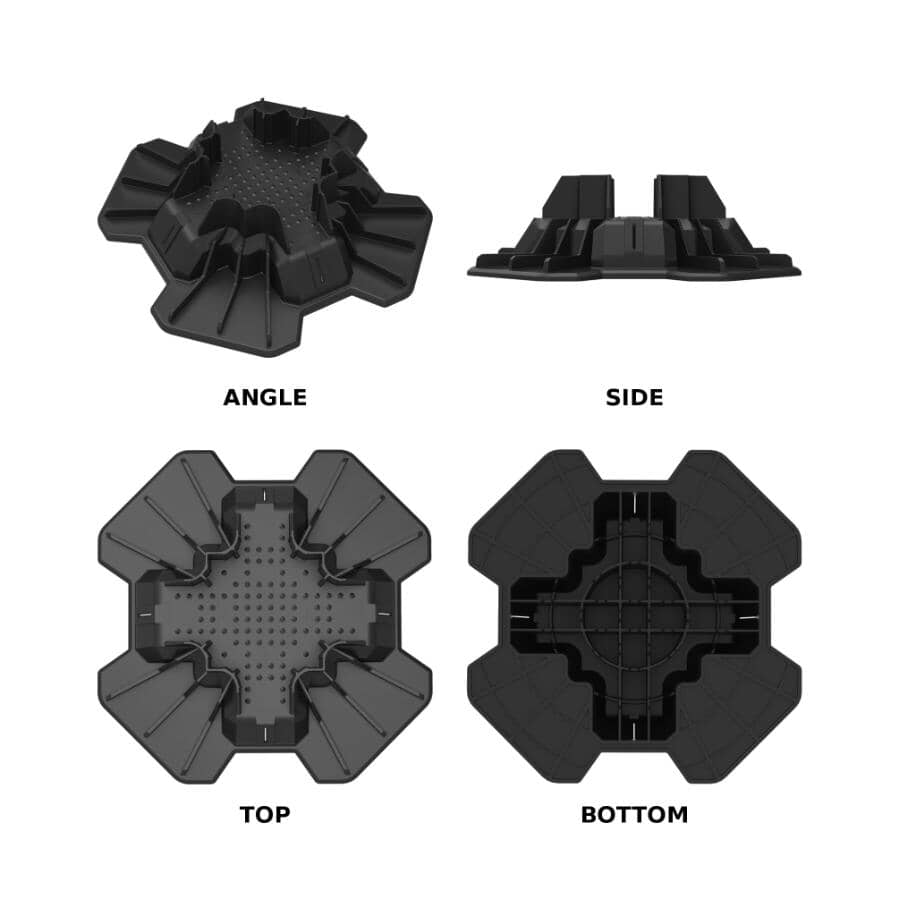 12" x 12" x 4" TuffBlock Instant Foundation Deck Block | Home Hardware