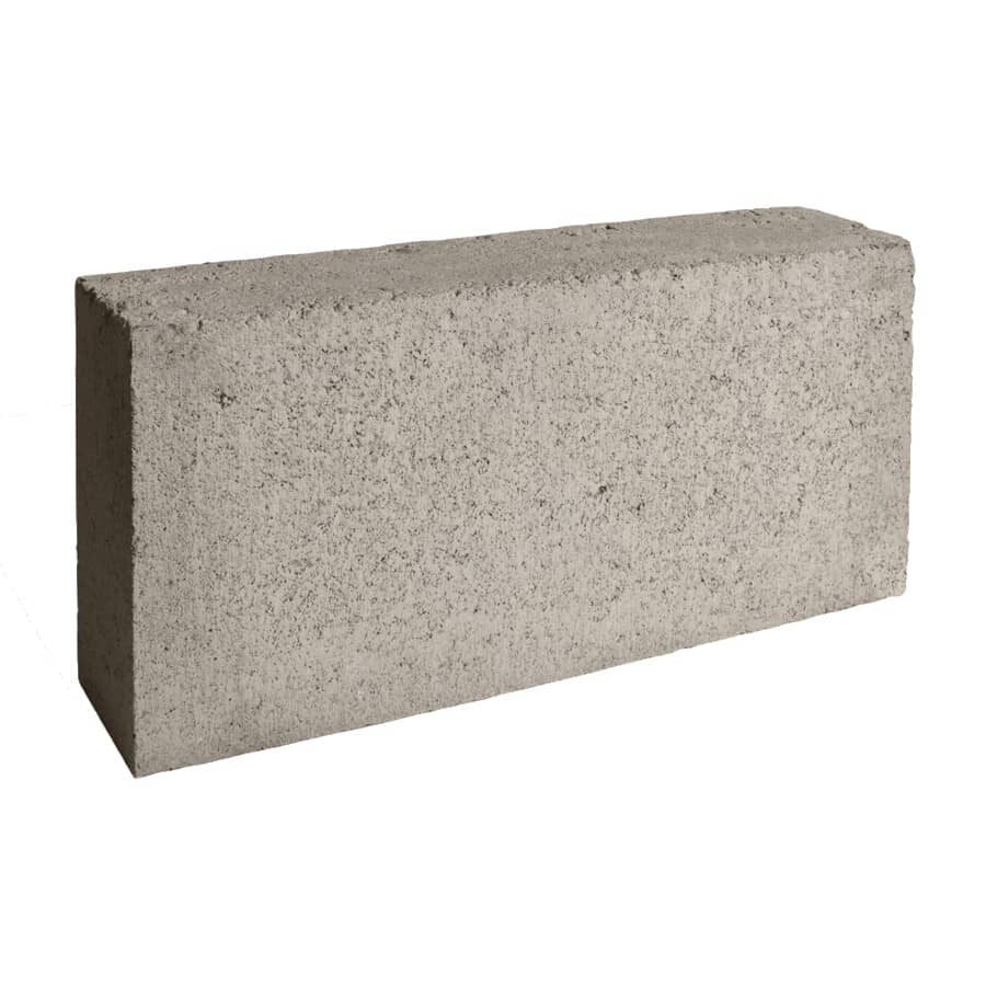 4" x 8" x 16" Solid Cement Block | Home Hardware
