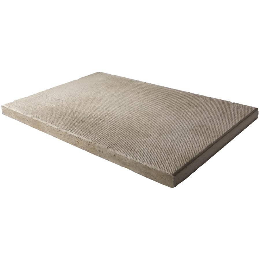 BROOKLIN CONCRETE 24" x 30" Natural Diamond Pattern Patio Stone | Home ...