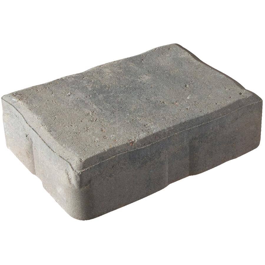 7-3/4" x 5-3/4" Heritage Natural/Charcoal Slim Paving Stone | Home Hardware