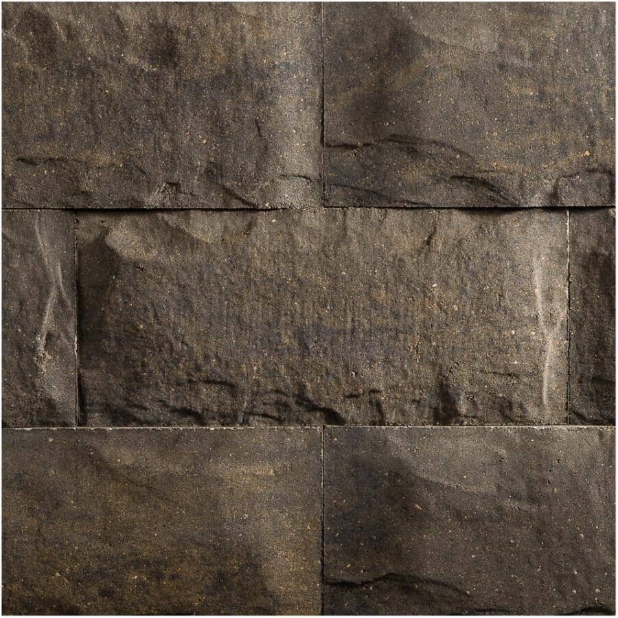 BARKMAN CONCRETE Sierra Grey Hewnstone Retaining Wall Stone | Home Hardware