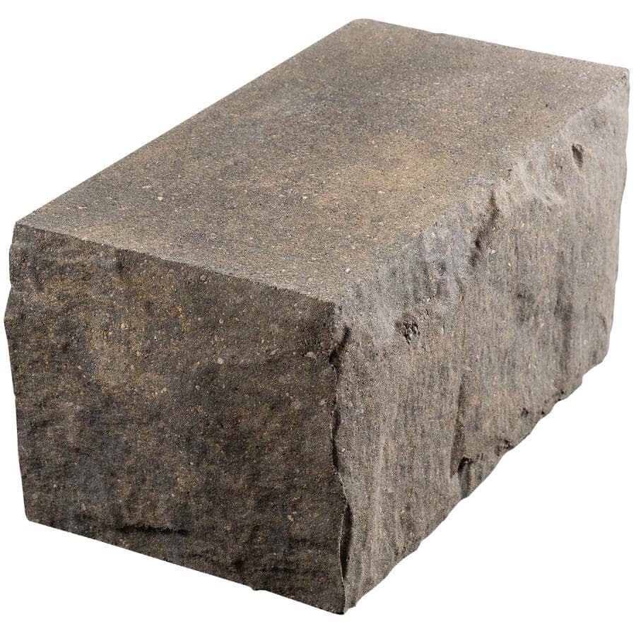 BARKMAN CONCRETE Sierra Grey Hewnstone Retaining Wall Corner Stone ...