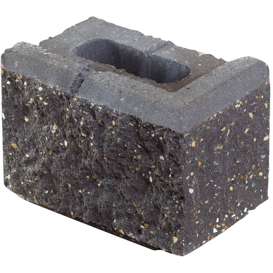 OLDCASTLE 12" 6 Degree Allan Block Retaining Wall Corner Stone | Home ...