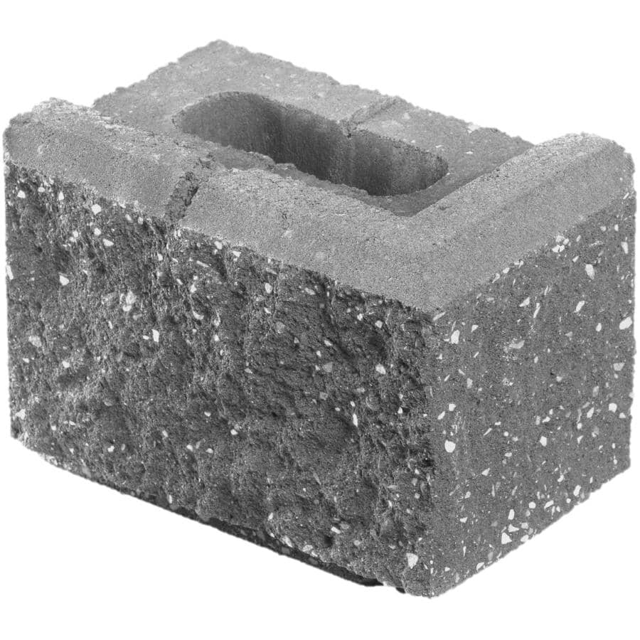 OLDCASTLE 12" 6 Degree Allan Block Retaining Wall Corner Stone | Home ...