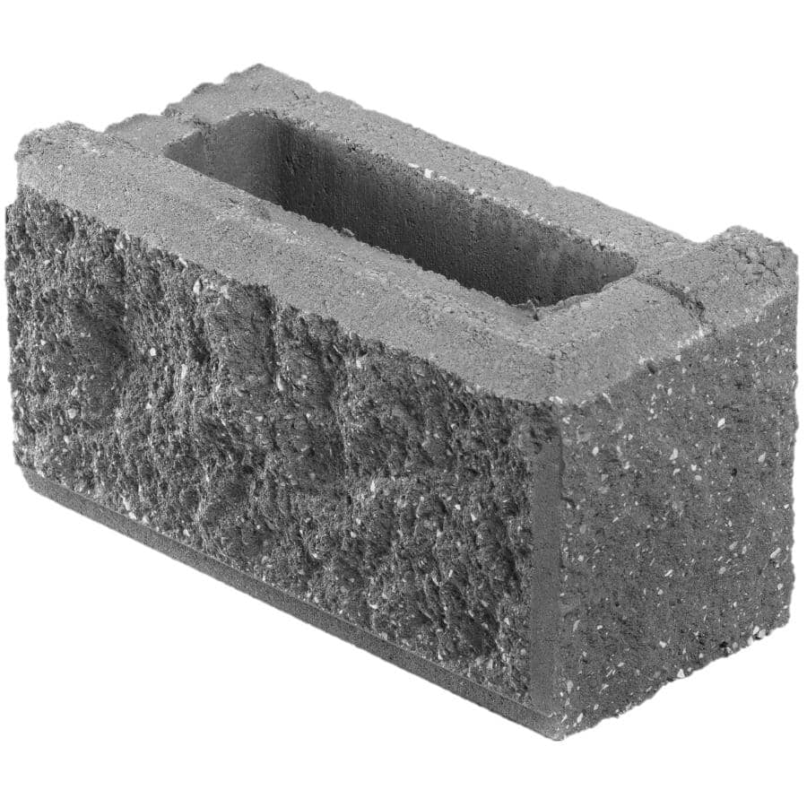 OLDCASTLE 16" 3 Degree Allan Block Retaining Wall Corner Stone | Home ...