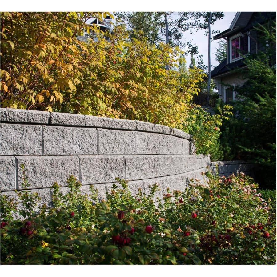 OLDCASTLE 18" Allan Block Professional Retaining Wall Stone Cap | Home ...