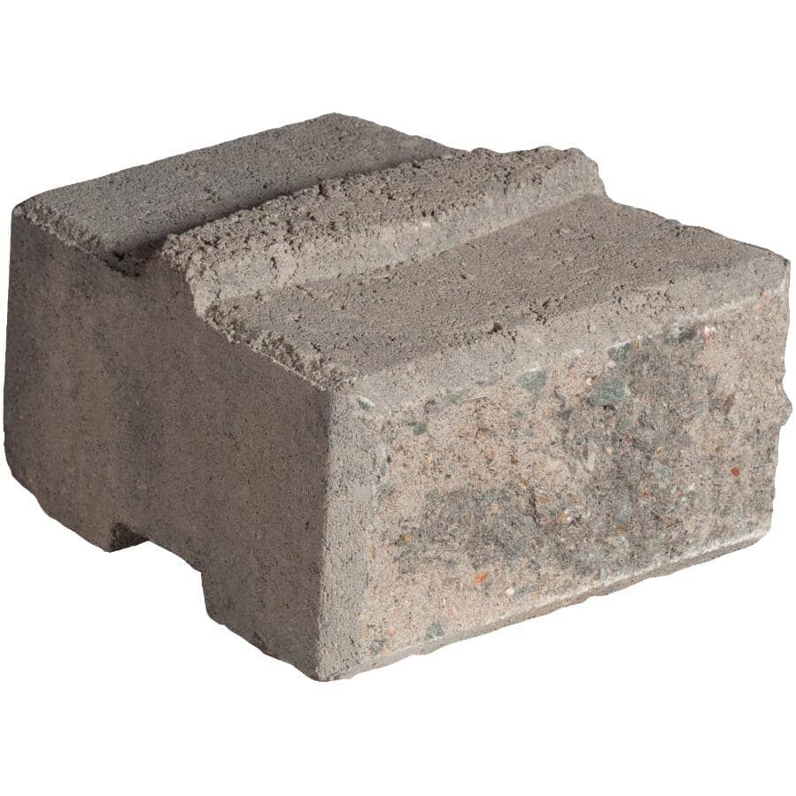 7" x 4" x 8" Stackstone Grey Blend Standard Retaining Wall Stone | Home ...