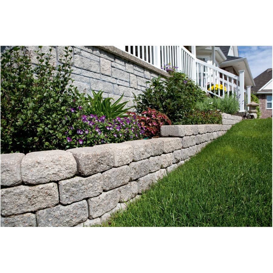 Antique Wedgestone Natural Charcoal Garden Wall Stone | Home Hardware